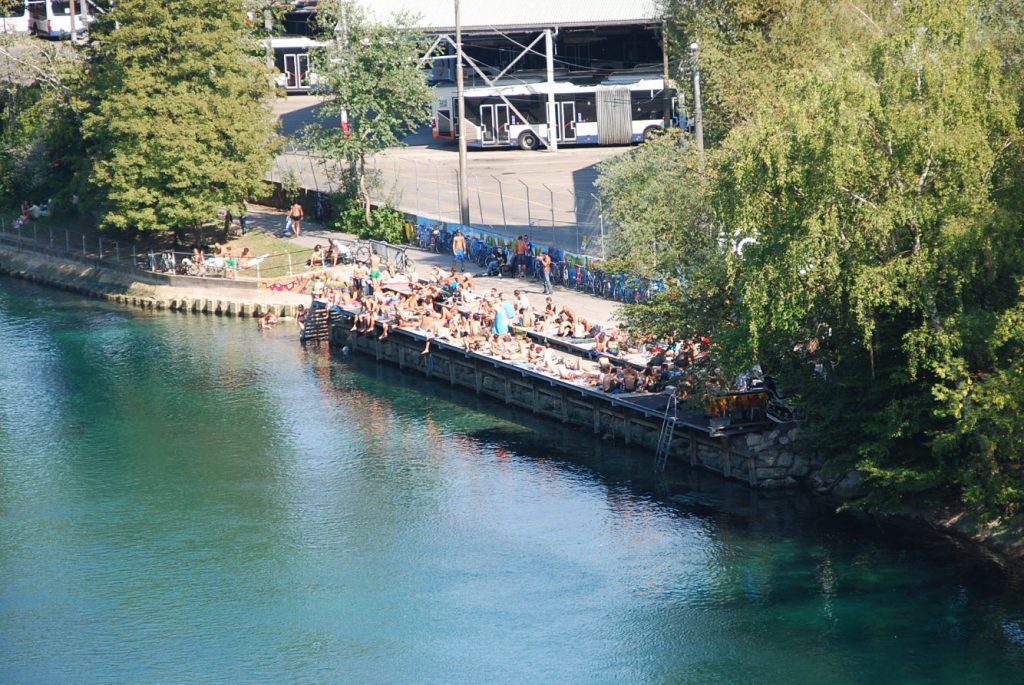 Baignade dans le Rhône à Genève: mon endroit coup de coeur ...